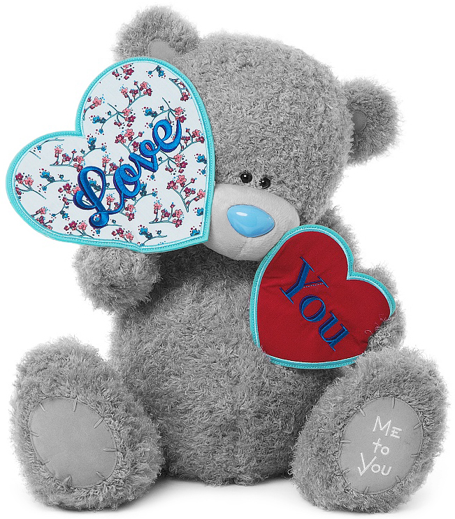 Nalle Love You på hjärtan, 45cm - Me to you, Miranda nalle | Presenteriet.se